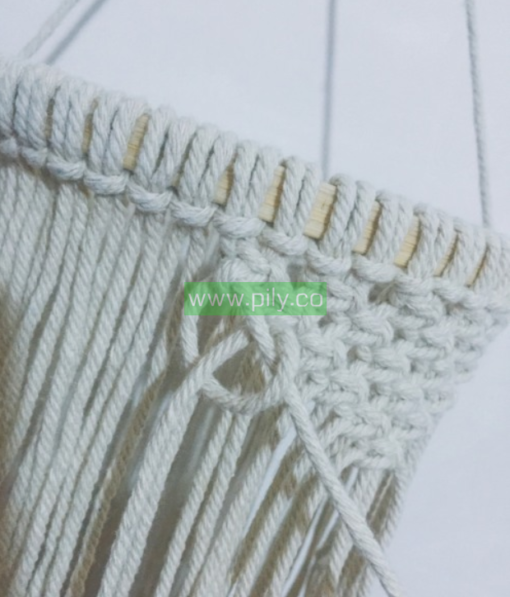 diy macrame ceiling light shade - Inspiring Flow